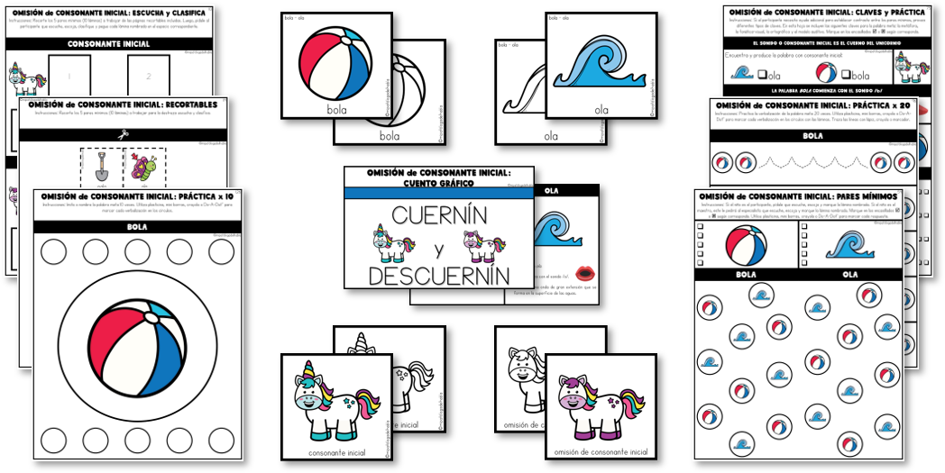 8 Claves para terapia del habla con pares mínimos