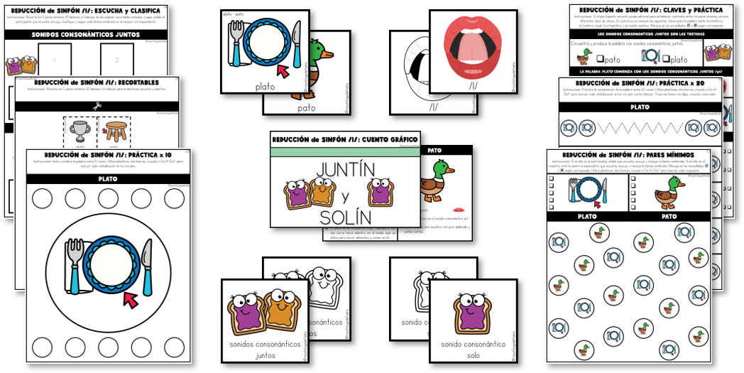 8 Claves para terapia del habla con pares mínimos